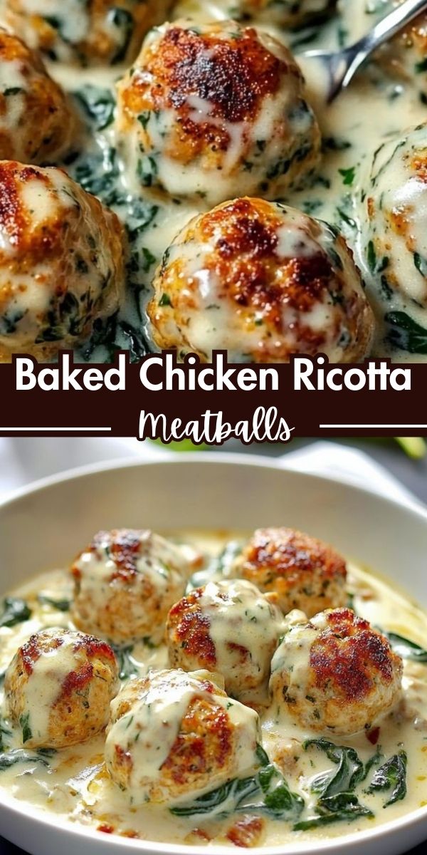Baked Chicken Ricotta Meatballs - Home Recipe Guide