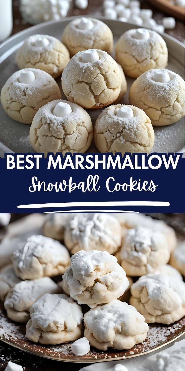 Best Marshmallow Snowball Cookies Recipe - Home Recipe Guide