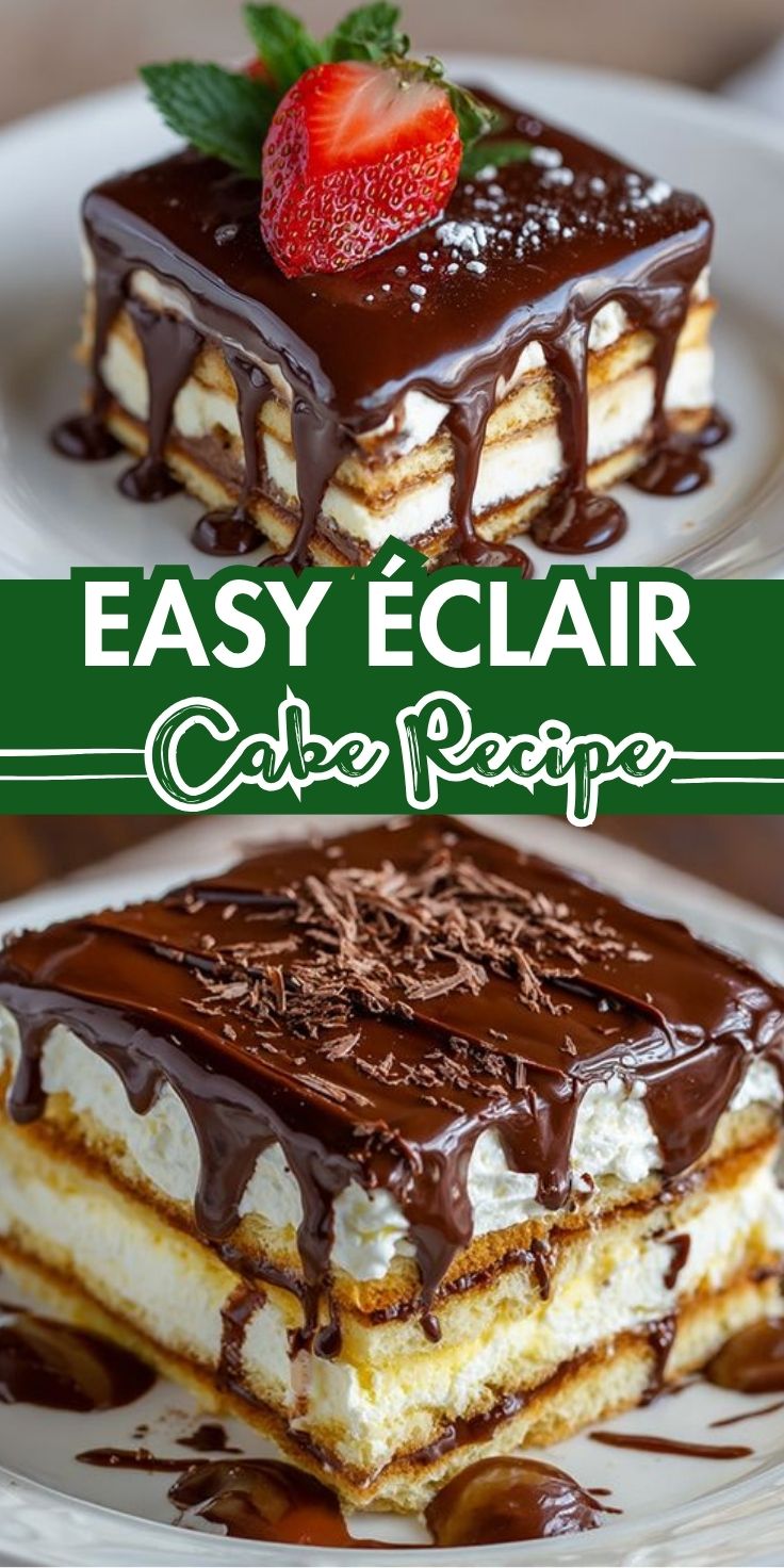 Easy Éclair Cake Recipe - Home Recipe Guide