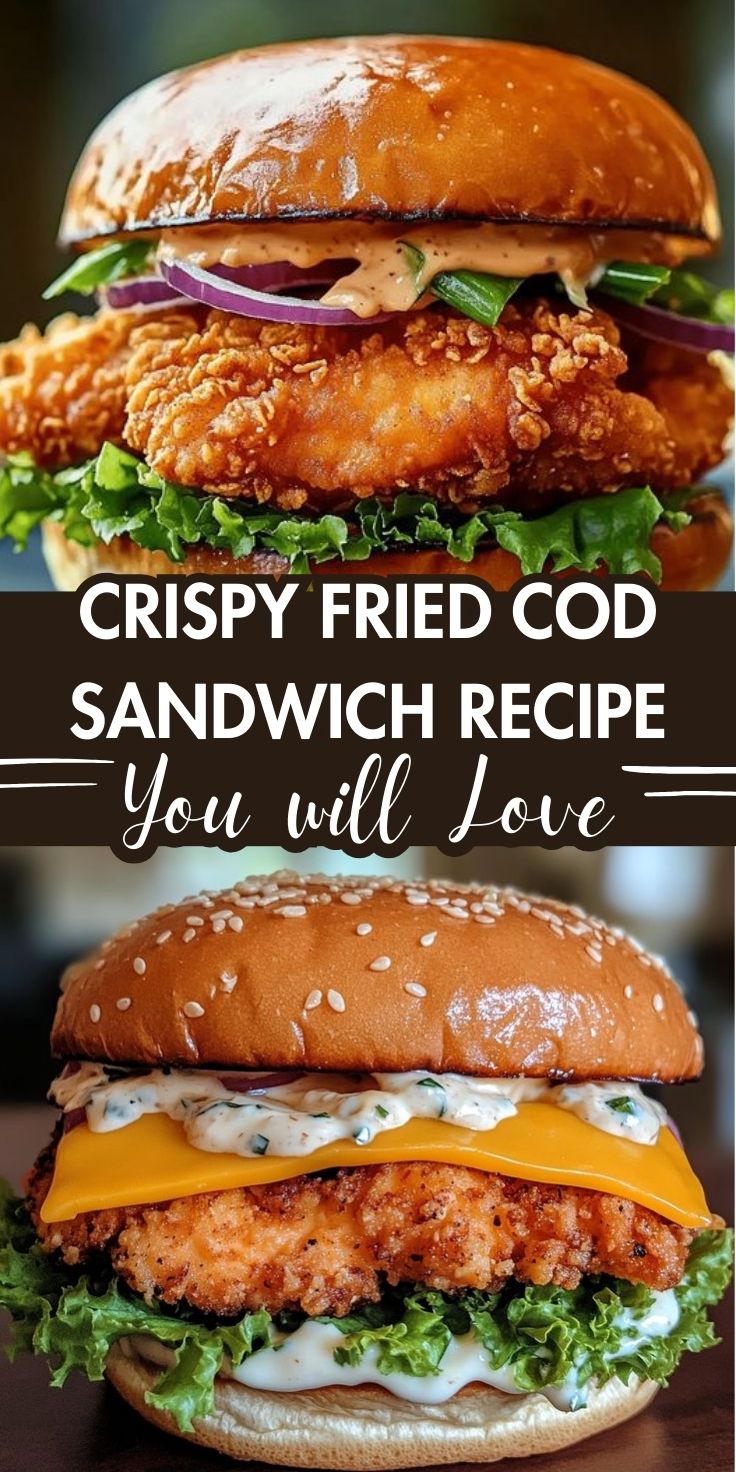 CRISPY FRIED COD FISH SANDWICH - Home Recipe Guide
