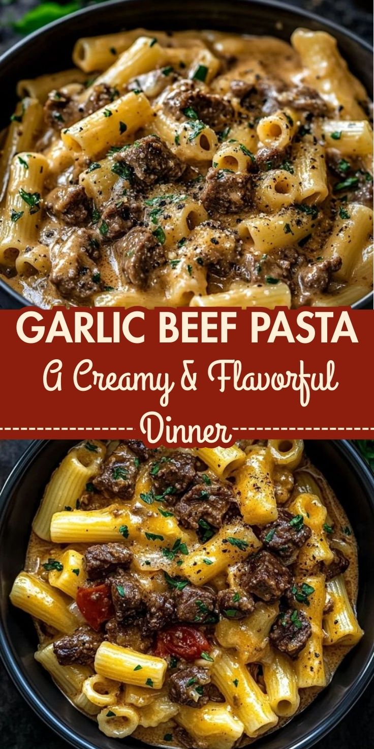 GARLIC BEEF PASTA - Home Recipe Guide