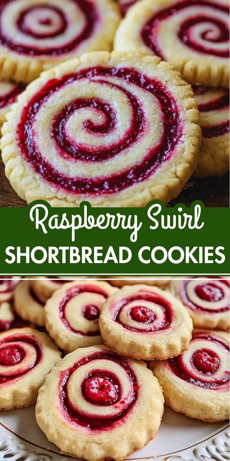 Raspberry Swirl Shortbread Cookies - Home Recipe Guide